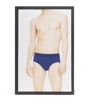 TOM FORD Stretch-cotton Logo Briefs