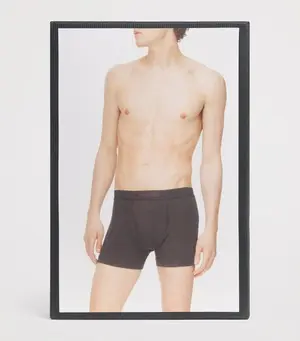 TOM FORD Stretch-cotton Logo Boxers