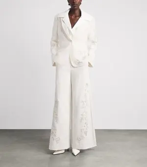 Cinq À Sept Rococo Embroidered Blazer