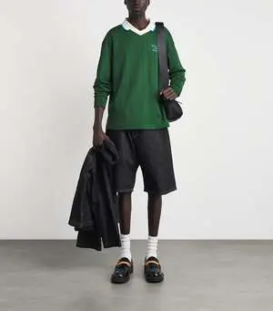 Drole De Monsieur Slogan Polo Shirt