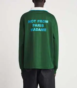 Drole De Monsieur Slogan Polo Shirt