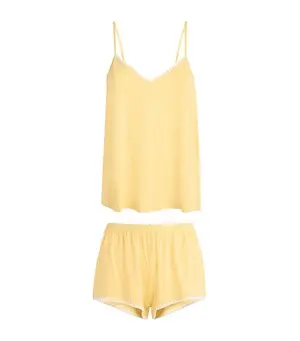 Eberjey Frida Short Pyjama Set - Yellow