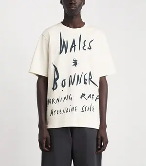 WALES BONNER Cotton Raga T-shirt