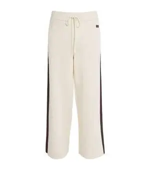 WALES BONNER Knitted Tide Sweatpants - Ivory