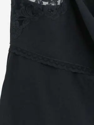 Chloé Silk Top With Lace Detail