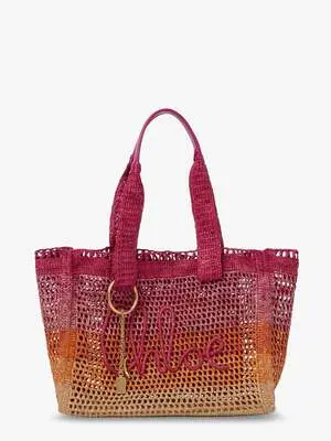Chloé East-west Summer Banana Multicolored Raffia Shoulder Bag - Multicolor