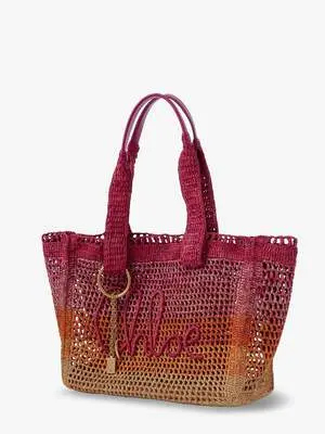 Chloé East-west Summer Banana Raffia Shoulder Bag