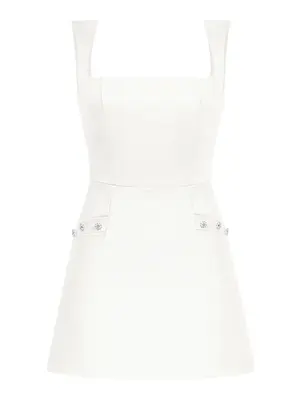 TIA DORRAINE Blame Gravity Satin Mini Dress