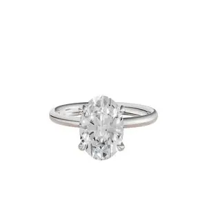 AYA FINE JEWELRY 1.60 Ct Oval Lab Grown Diamond Solitaire Engagement Ring In 14kt Gold - White
