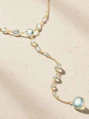 Jia Jia 18-karat Gold And Topaz Necklace