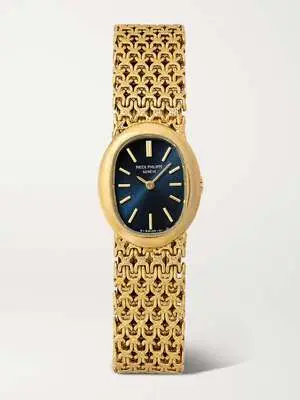 STEPHANIE WINDSOR Patek Philippe Vintage 18-karat Yellow Ellipse Watch, Ref. 4198/1 - Gold