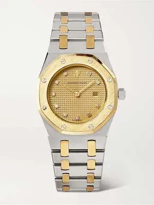 STEPHANIE WINDSOR Audemars Piguet Royal Oak 18k And Stainless Steel Quartz Watch - Gold