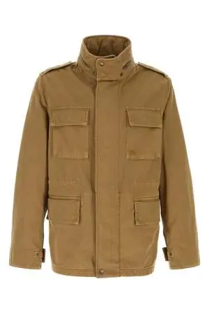 Burberry Double-breasted Trench Coat With Belt - Camel