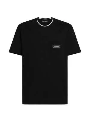 Dolce & Gabbana Dolce & Gabbana Men's Short Sleeve Crew Neck T-Shirt Nero