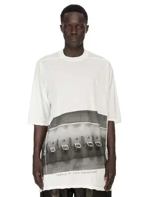Rick Owens Oversized Crewneck T-shirt - Bianco