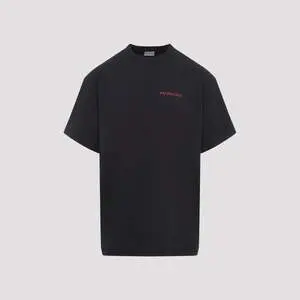 Balenciaga Oversized Cotton T-shirt - Black