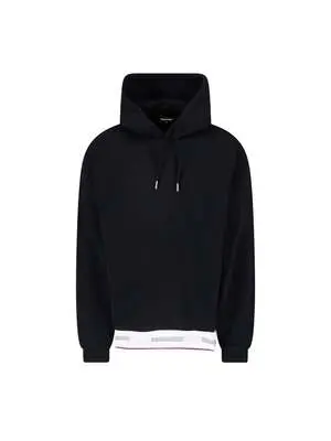 Dsquared2 Logo Trim Cotton Hoodie