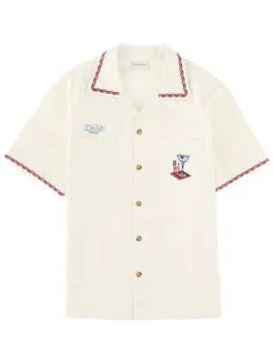 Drole De Monsieur Relaxed-cut "cocktail" Shirt - White