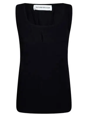Victoria Beckham Split Tank Top - Nero