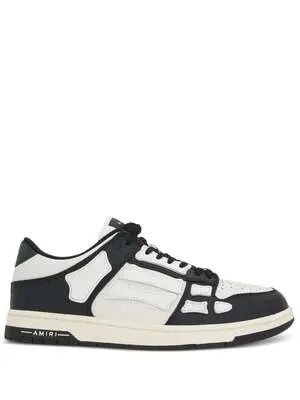 Amiri AMIRI Skeleton Appliqué Leather Sneakers Nero