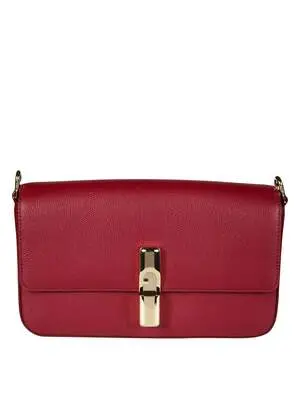 Furla Small Leather Crossbody Bag - Rosso