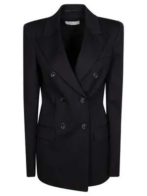 Sportmax Tailored Double-breasted Scuba Jacket For - Nero