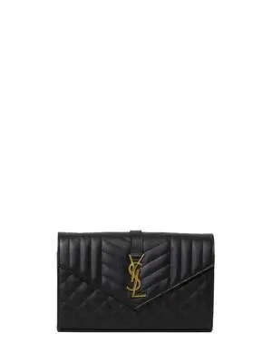 Saint Laurent Mini Leather Shoulder Bag - Nero