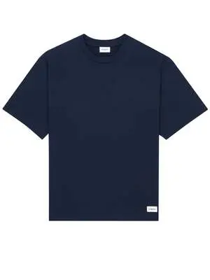 Saint Laurent SAINT LAURENT Crewneck Sweatshirt With Hip Patch Blu