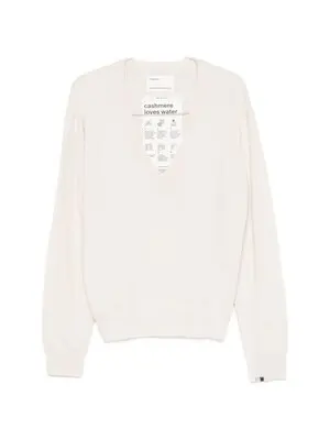 Extreme Cashmere Cashmere Crewneck Sweater - White