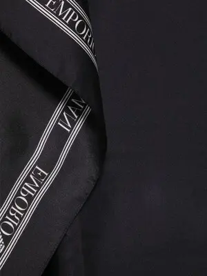 Emporio Armani Printed Silk Foulard