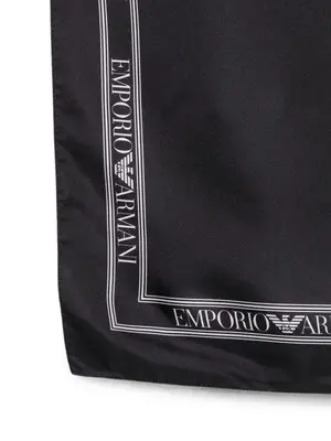 Emporio Armani Printed Silk Foulard
