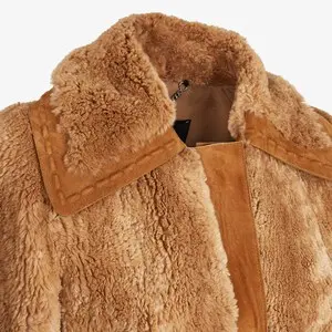 Fendi Soft Mink Fur Coat With Bell Sleeves And Selleria Stitching