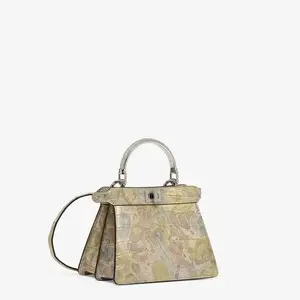 Fendi Peekaboo Iseeu Petite Crocodile Bag With Crystal Embellishments