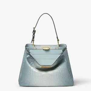 Fendi Peekaboo Soft Medium Crocodile Bag