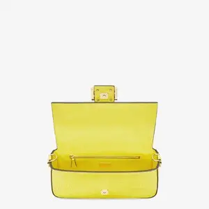 Fendi Baguette Medium Crocodile Leather Bag