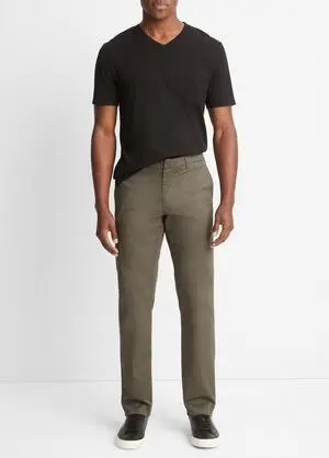 Vince Men's Cotton Twill Griffith Chino Pant Frog