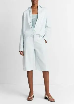 Vince Cotton Twill Long Short - Celestine
