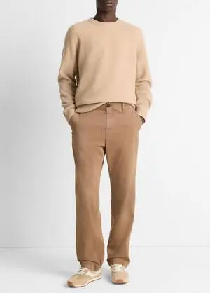 Vince Louie Relaxed Garment Dye Cotton Utility Pant - Cedar