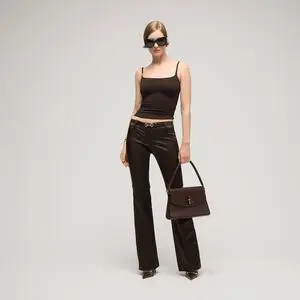 Gucci Thin Leather Belt With Horsebit Buckle