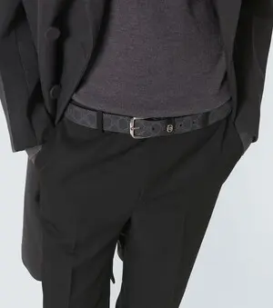 Gucci Gg Leather Belt