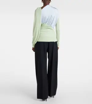 Victoria Beckham Draped Jersey Top