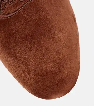 CHRISTIAN LOUBOUTIN Coolito Donna Suede Slippers