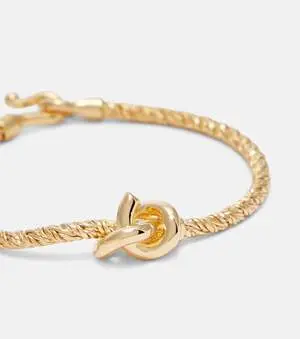 Bottega Veneta Knot Plated Sterling Silver Bracelet