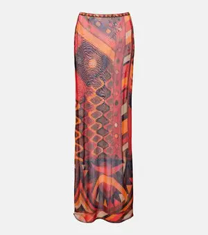 Emilio Pucci Black Wash Bottoms For Women
