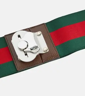 Gucci Web Stripe Luggage Strap