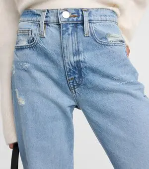 FRAME Le Jane Ankle High-rise Straight Jeans