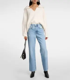 FRAME Le Jane Ankle High-rise Straight Jeans