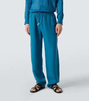 Vilebrequin Linen Wide-leg Trousers