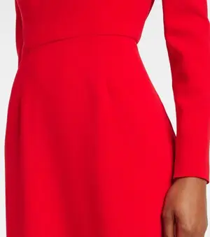 Carolina Herrera Draped Off-the-shoulder Gown