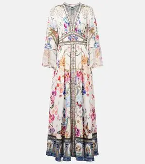 Camilla Crystal-embellished Silk Maxi Dress